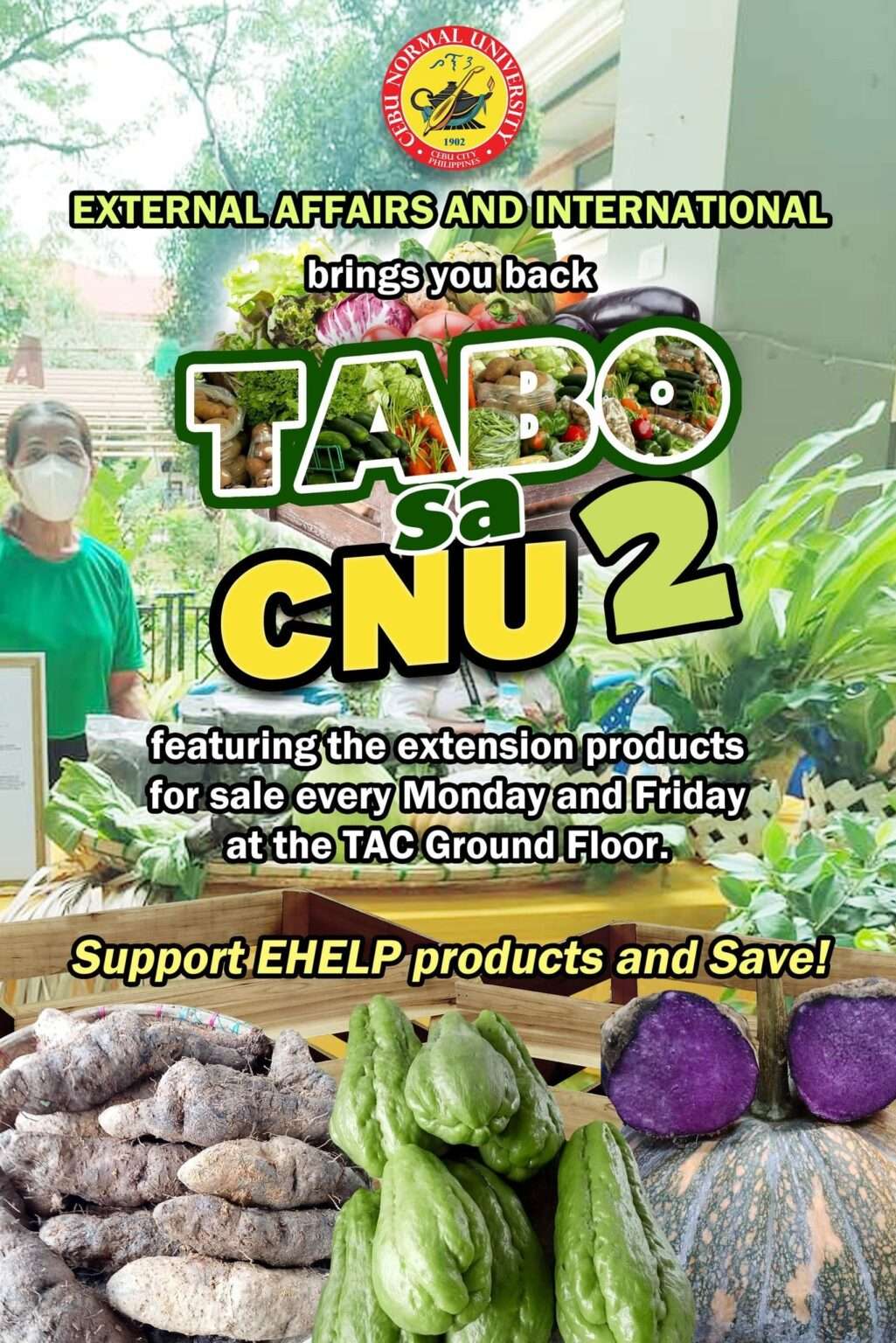 Consumers Enjoy the Freshness at Tabo sa CNU | Cebu Normal University