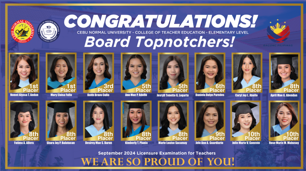CTE TOPNOTCHER TEMPLATE 2024 FINAL-05 | Cebu Normal University