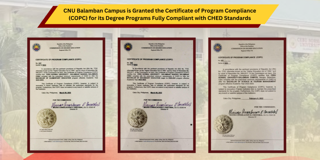 Balamban Campus | Cebu Normal University